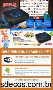 Um pouco mais Sobre o RECEPTOR HTV BOX 3 Onde comprar!!!!!!!